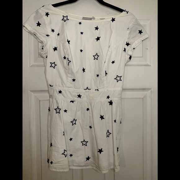 eshakti | Tops | Eshakti Patriotic Cap Sleeve Peplum Top Stars | Poshmark